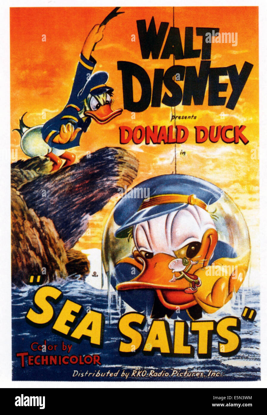 SEA SALTS, Donald Duck, 1949 Stock Photo - Alamy