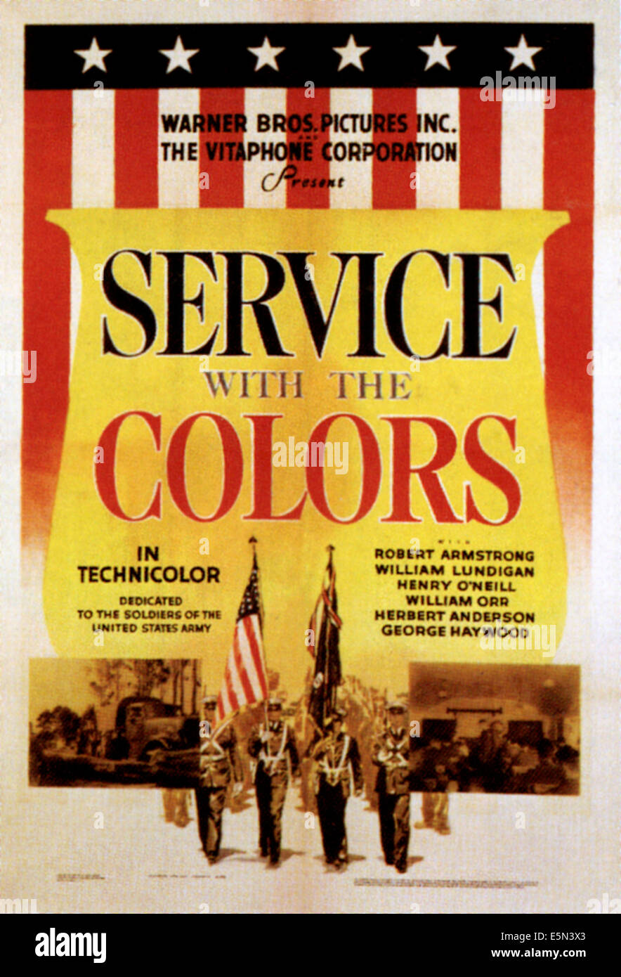 SERVICE WITH THE COLORS, 1940 Stock Photo - Alamy