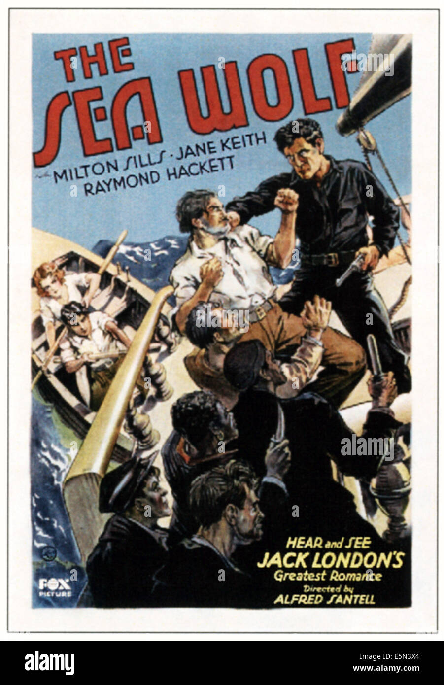 THE SEA WOLF, poster art, 1930, TM and Copyright ©20th Century Fox Film ...