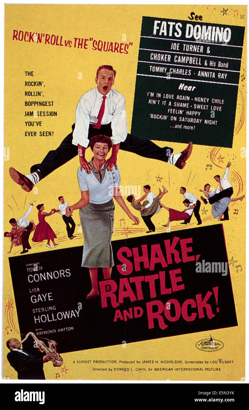 SHAKE, RATTLE AND ROCK!, 1956 Stock Photo - Alamy