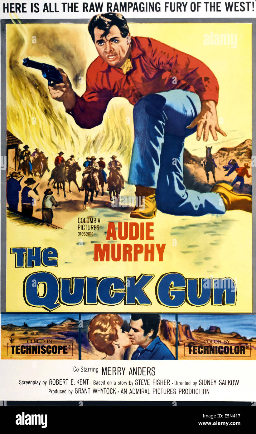 THE QUICK GUN, Audie Murphy, 1964 Stock Photo - Alamy