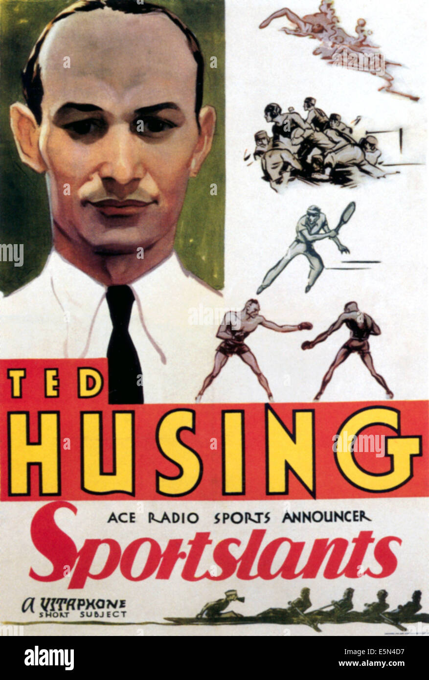 SPORTSLANTS, (aka SPORTS SLANTS), Ted Husing, 1934 Stock Photo - Alamy