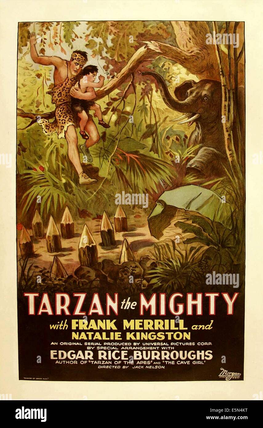 TARZAN THE MIGHTY, Frank Merrill, 1928 Stock Photo - Alamy