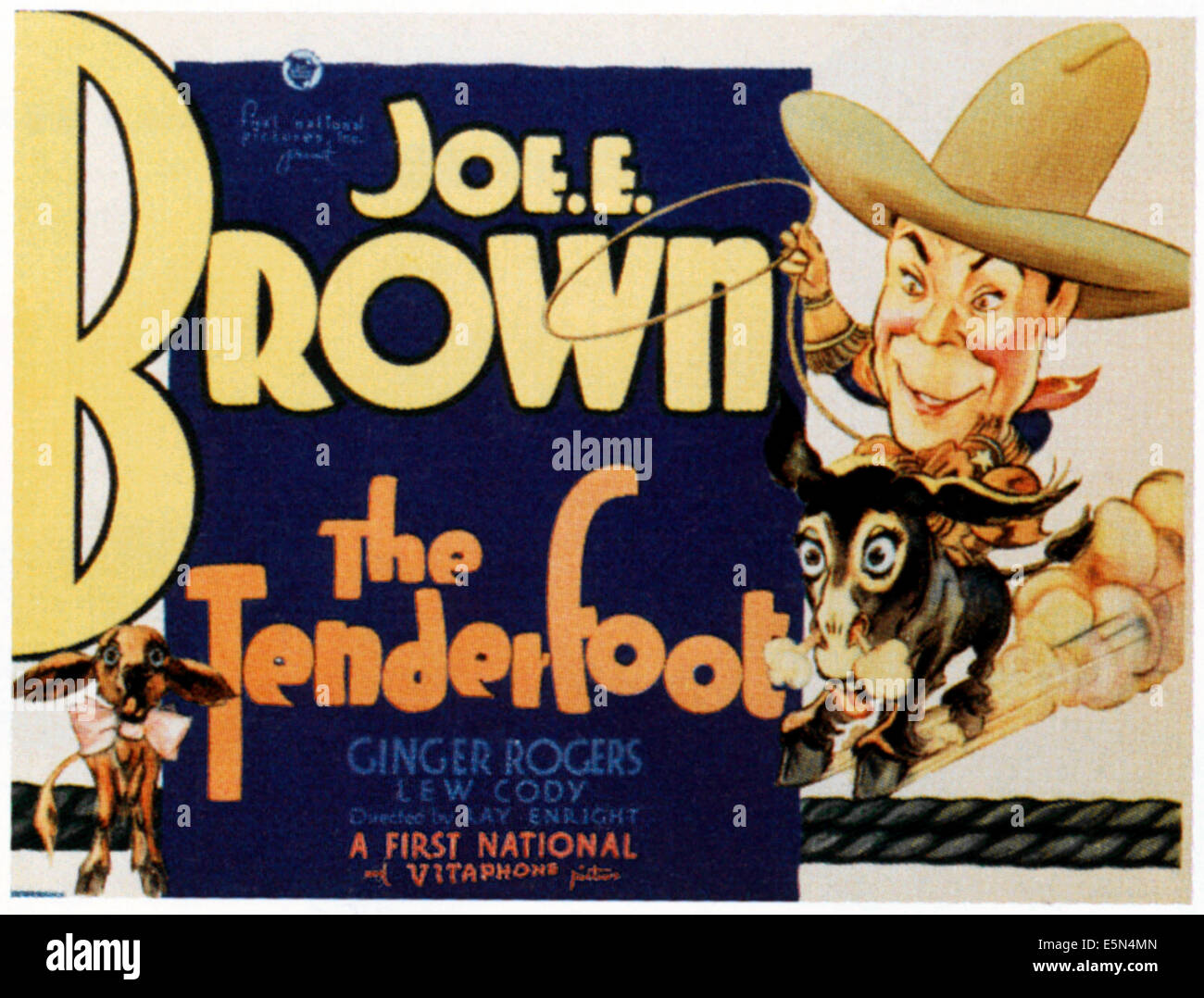 THE TENDERFOOT, Joe E. Brown, 1932 Stock Photo - Alamy