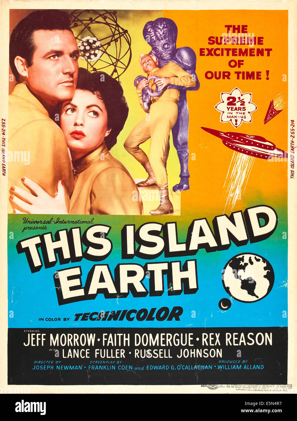This Island Earth From Left Rex Reason Faith Domergue Jeff Morrow