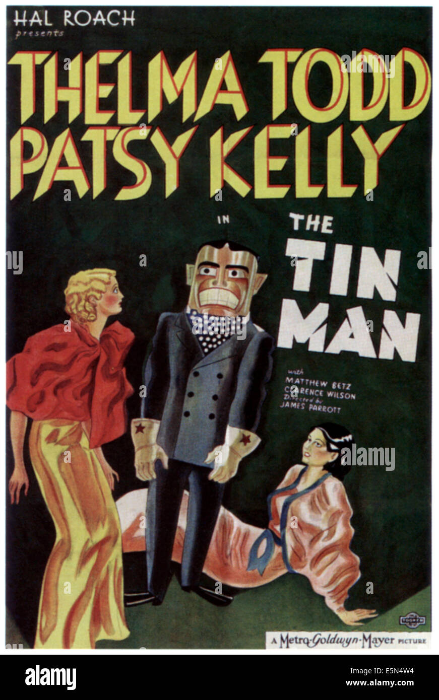 THE TIN MAN, left: Thelma Todd, Patsy Kelly, 1935 Stock Photo - Alamy