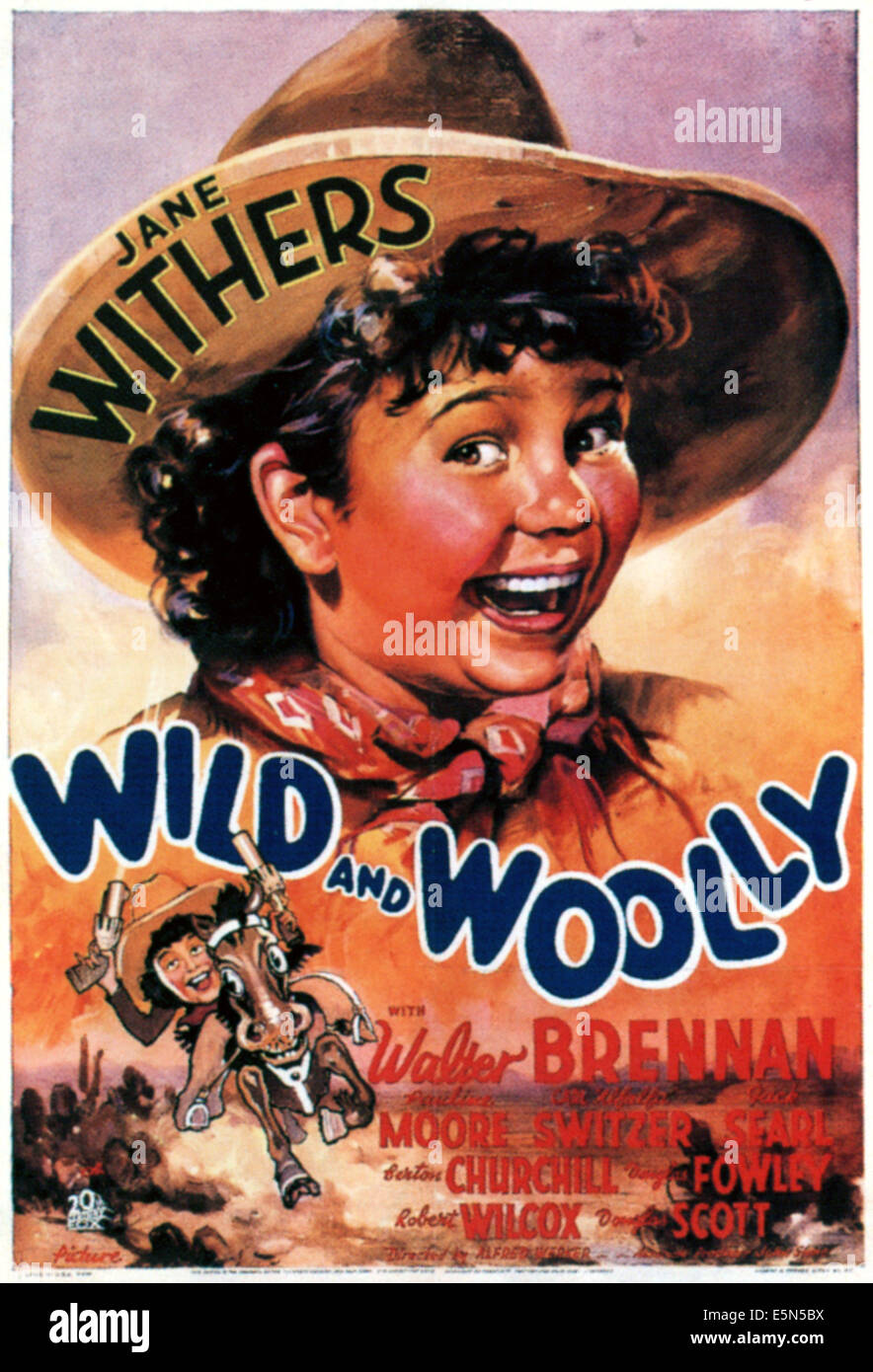 WILD AND WOOLLY, Jane Withers, 1937 Stock Photo - Alamy