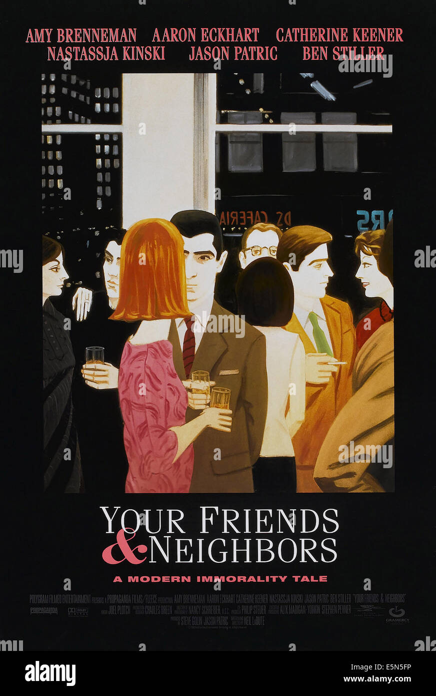 YOUR FRIENDS AND NEIGHBORS, poster art, 1998, ©Gramercy Pictures ...