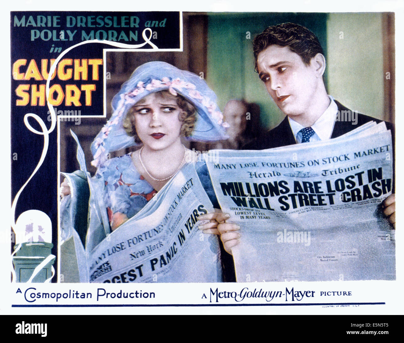 CAUGHT SHORT, Anita Page, Charles Morton, 1930 Stock Photo - Alamy