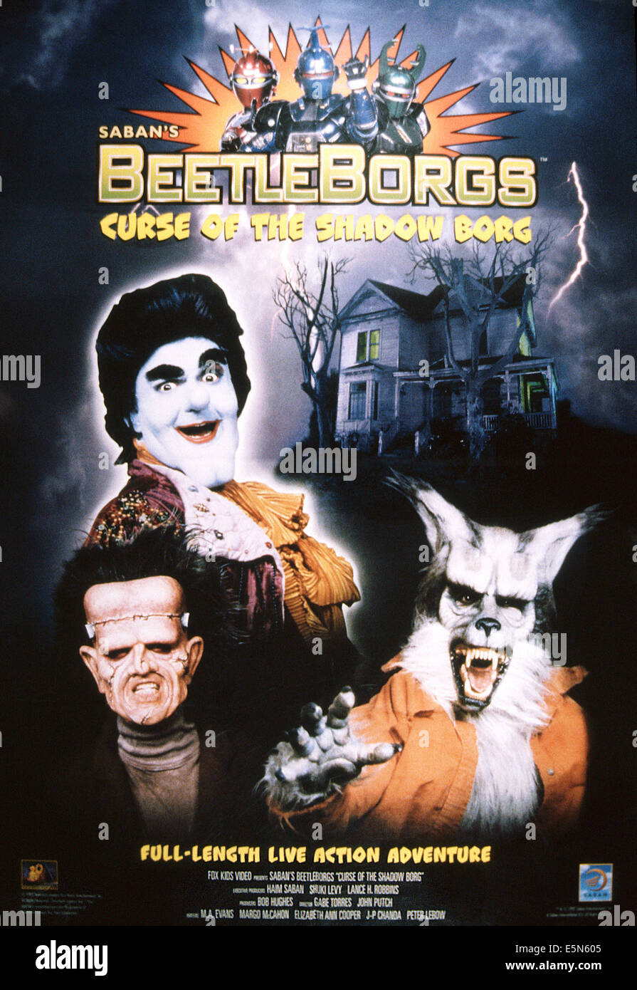 BEETLEBORGS CURSE OF THE SHADOW BORG, U.S. poster, from top: Billy ...