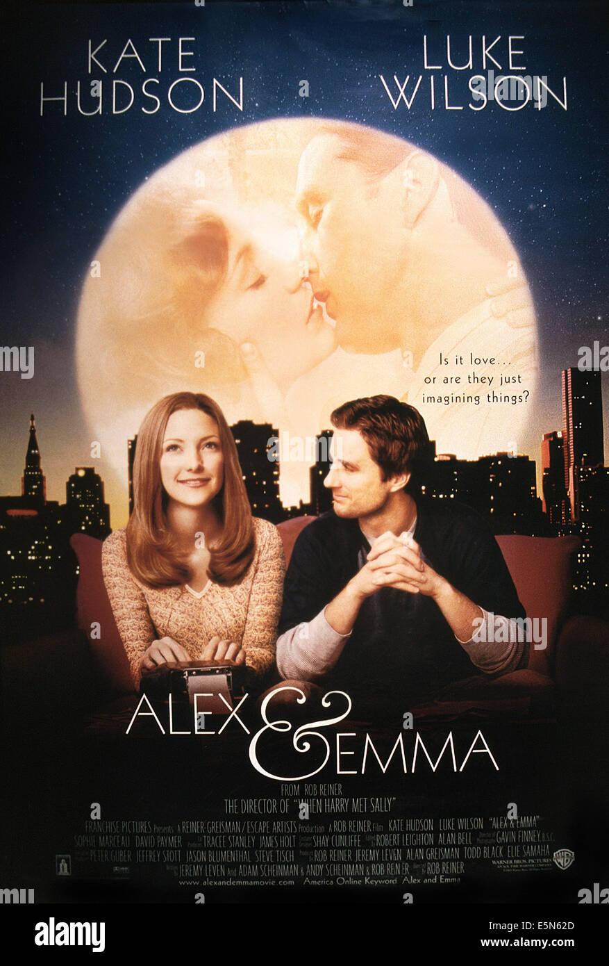 ALEX & EMMA, (aka ALEX AND EMMA), from left: Kate Hudson, Luke Wilson ...
