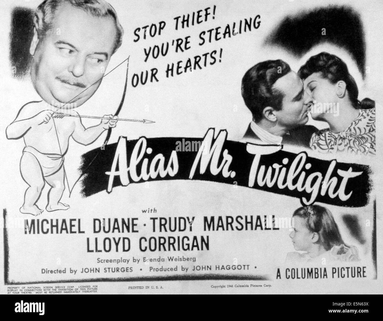 ALIAS MR. TWILIGHT, from left: Lloyd Corrigan, Michael Duane, Trudy ...