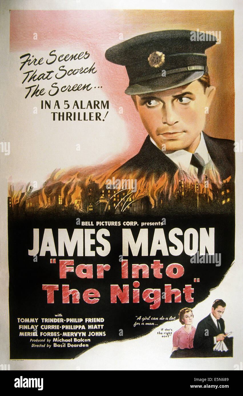 THE BELLS GO DOWN, (aka FAR INTO THE NIGHT), James Mason (top), 1943 ...