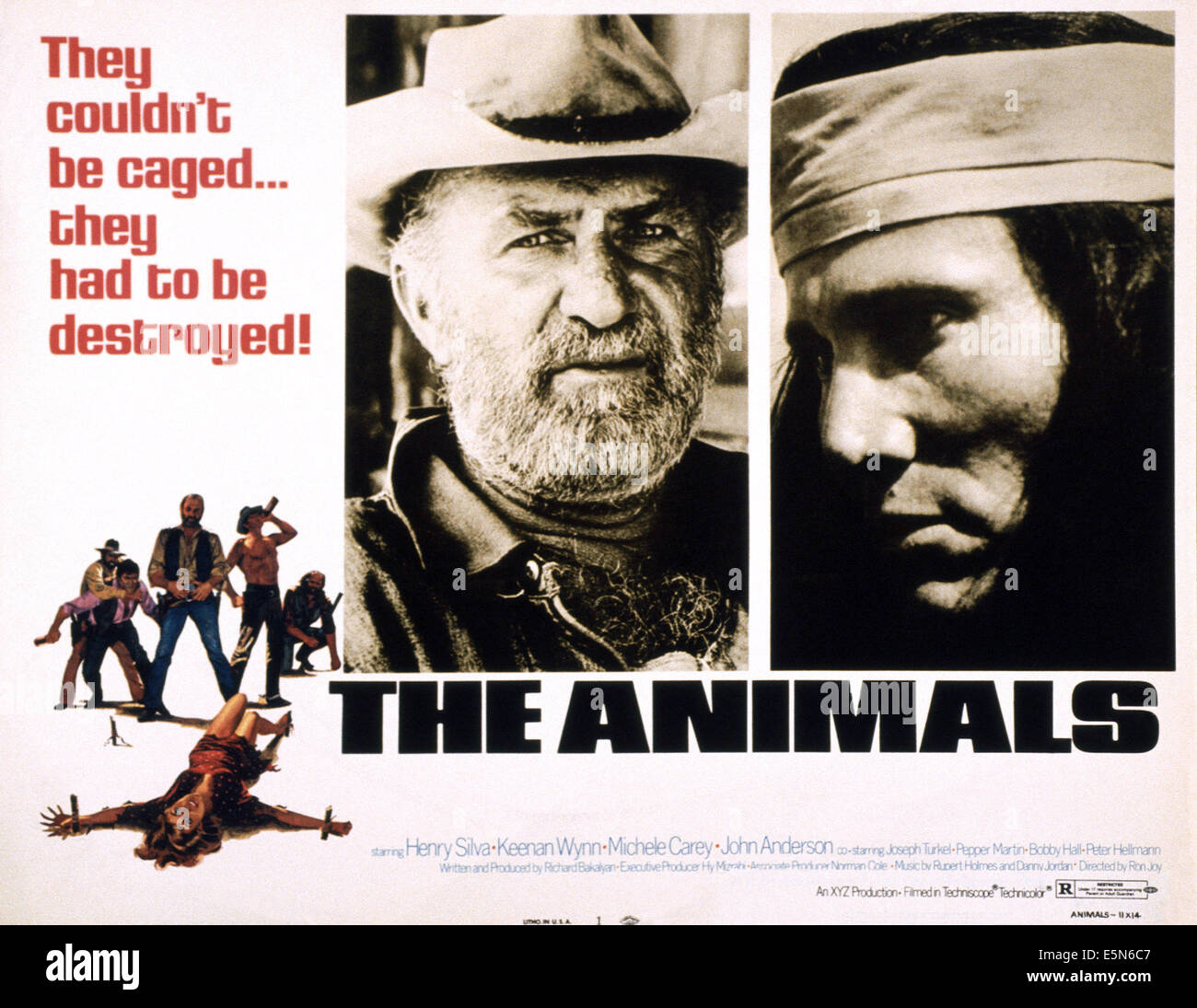THE ANIMALS, from left: Keenan Wynn, Henry Silva, 1970 Stock Photo - Alamy