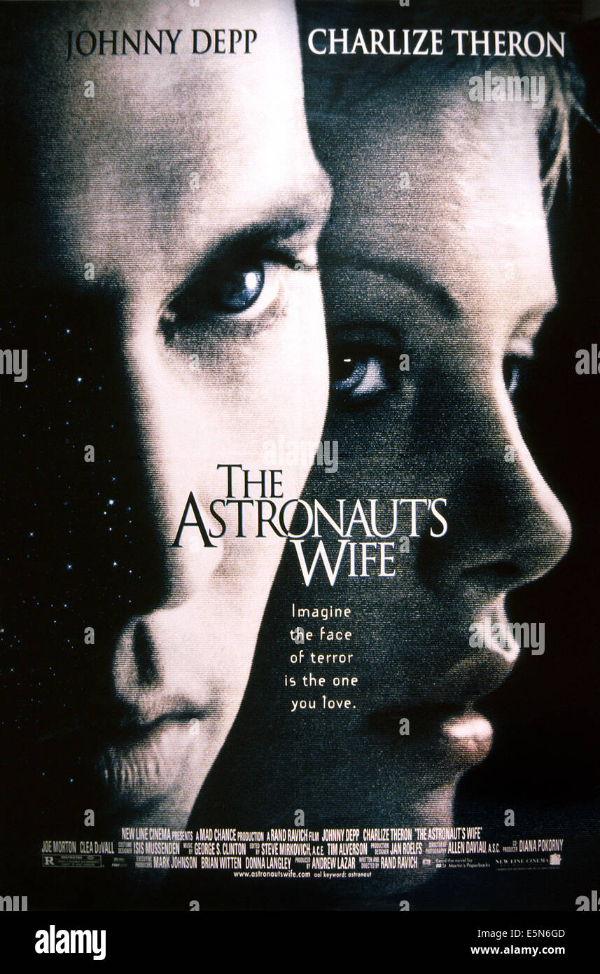 THE ASTRONAUT'S WIFE, from left: Johnny Depp, Charlize Theron, 1999 ...