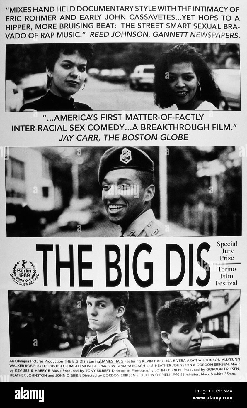 THE BIG DIS, U.S. poster, James Haig (center); bottom, from left: actor ...