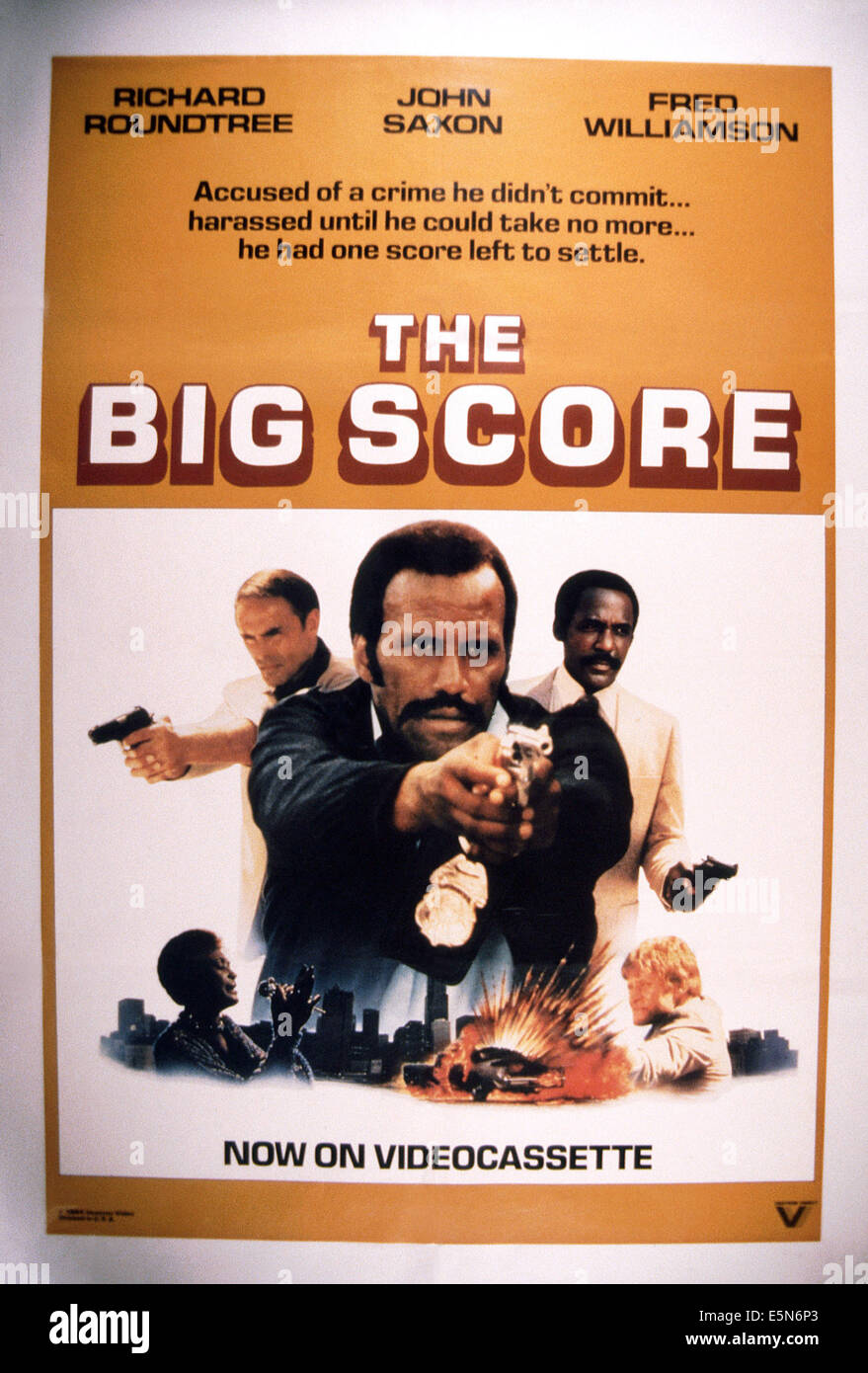 THE BIG SCORE, from left: John Saxon, Fred Williamson, Richard ...