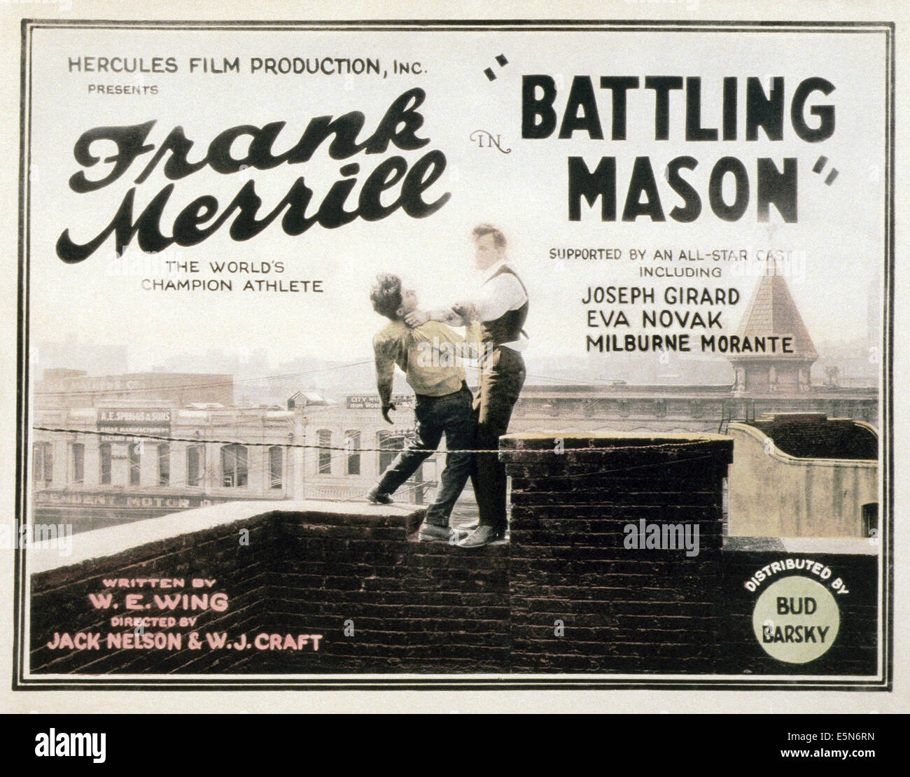 BATTLING MASON, Frank Merrill (right), 1924 Stock Photo - Alamy