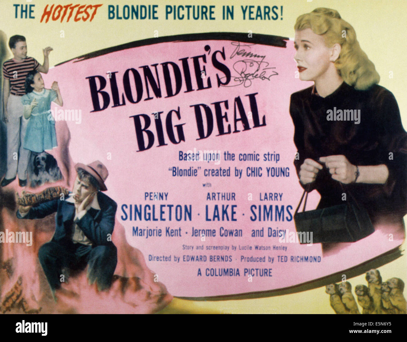 BLONDIE'S BIG DEAL, from left, Larry Simms, Marjorie Ann Mutchie ... BLONDIE'S BIG DEAL, from left, Larry Simms, Marjorie Ann Mutchie ...
