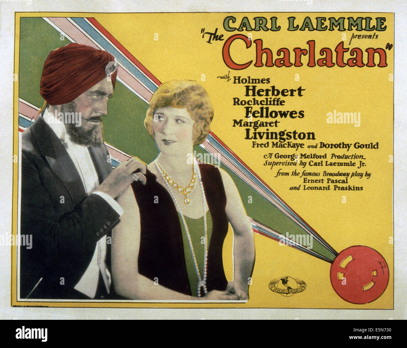 THE CHARLATAN, from left: Holmes Herbert, Margaret Livingston, 1929 ...