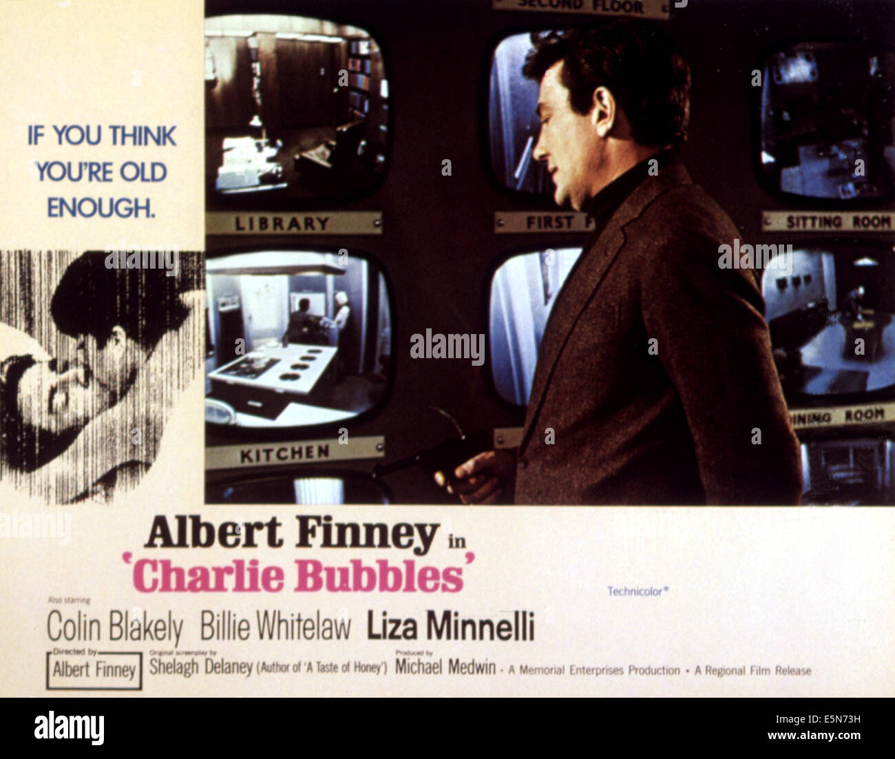 CHARLIE BUBBLES, Albert Finney, 1967 Stock Photo - Alamy
