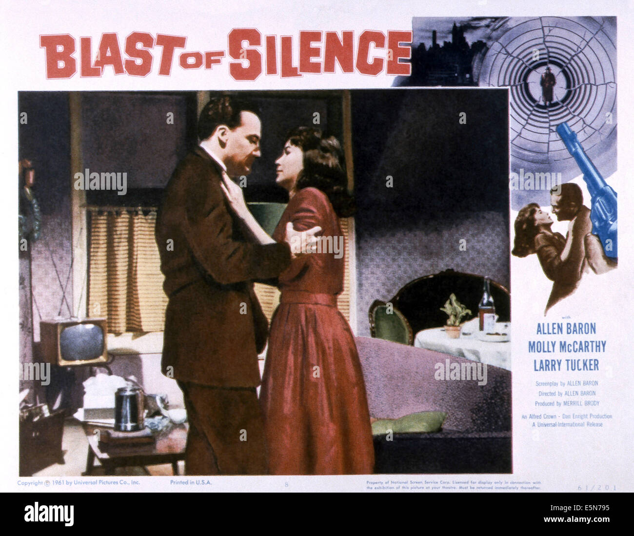 BLAST OF SILENCE, from left: Allen Baron, Molly McCarthy, 1961 Stock ...