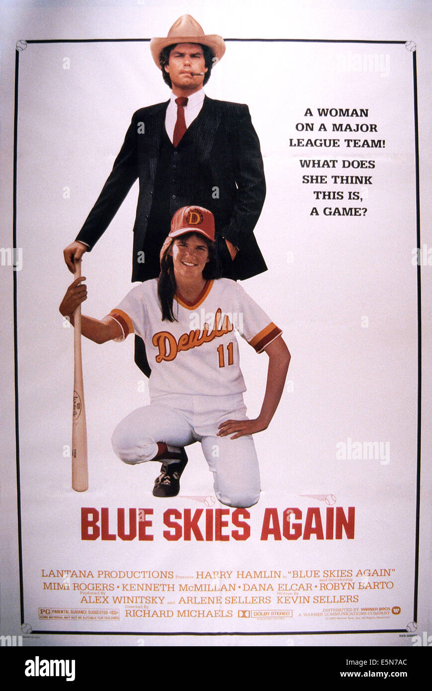 BLUE SKIES AGAIN, Robyn Barto (front), Harry Hamlin, 1983, © Warner ...