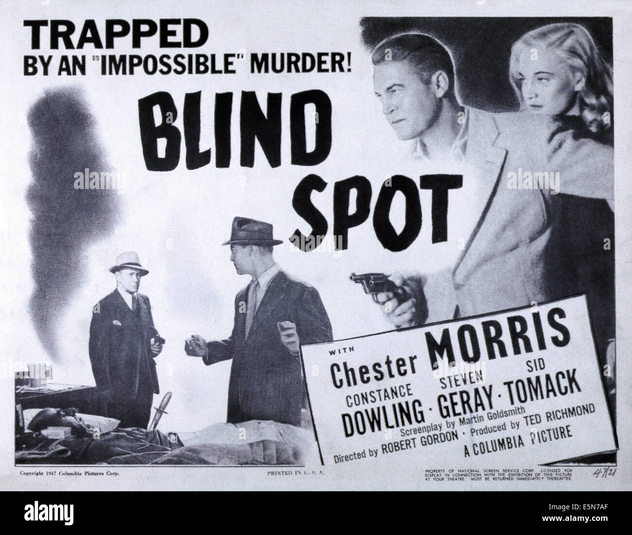 Blind spot 1947 hi-res stock photography and images - Alamy