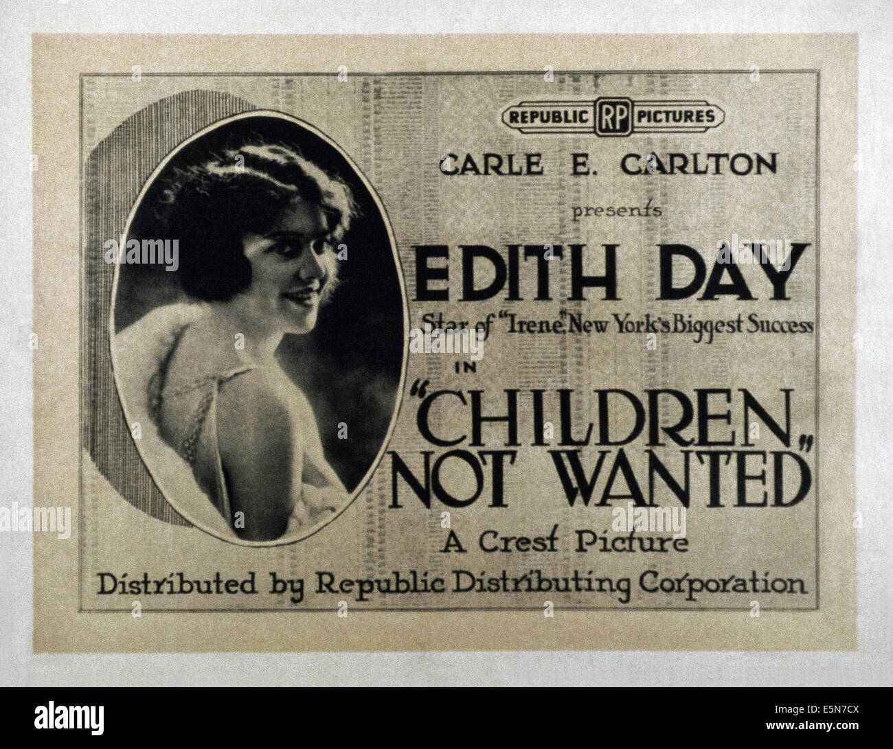 CHILDREN NOT WANTED, Edith Day, 1920 Stock Photo - Alamy
