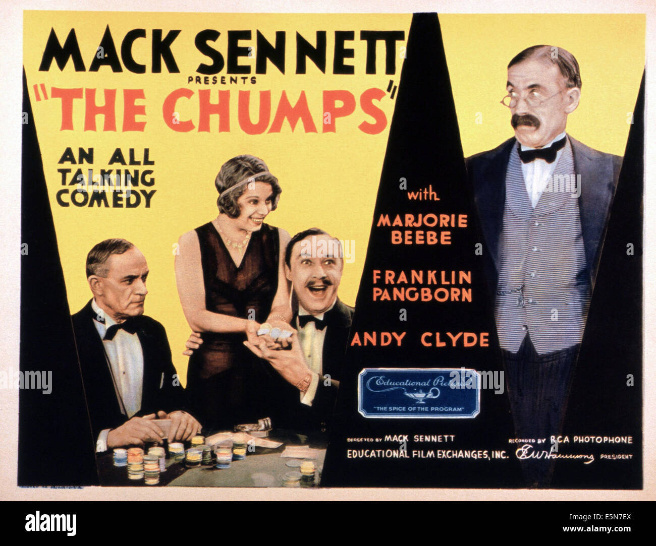 THE CHUMPS, from left: Lew Kelly, Marjorie Beebe, Franklin Pangborn ...