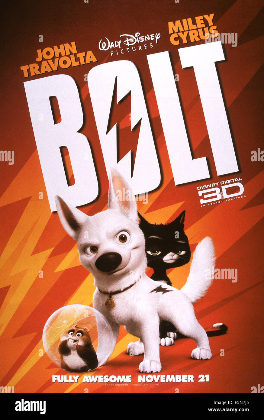 BOLT, from left: Rhino, Bolt, Mr. Mittens, 2008, © Walt Disney Studios ...