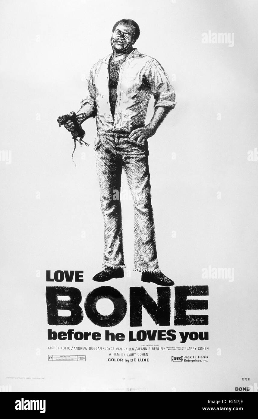 BONE, Yaphet Kotto, 1972 Stock Photo - Alamy