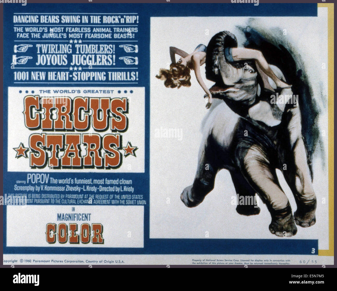 CIRCUS STARS, (aka ARTISTY TSIRKA), 1958 Stock Photo - Alamy