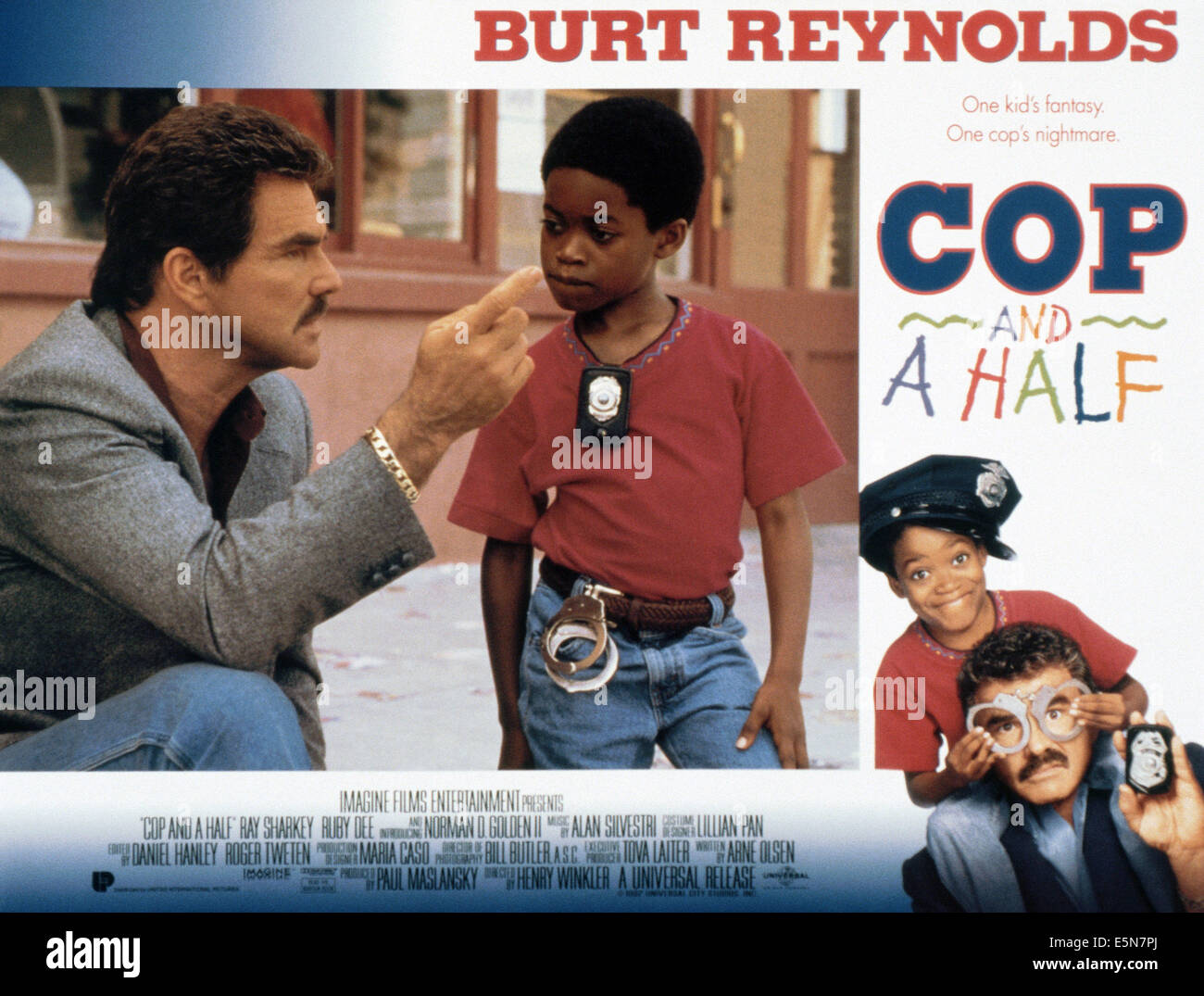 COP AND A HALF, (aka COP AND 1/2), from left: Burt Reynolds, Norman D ...