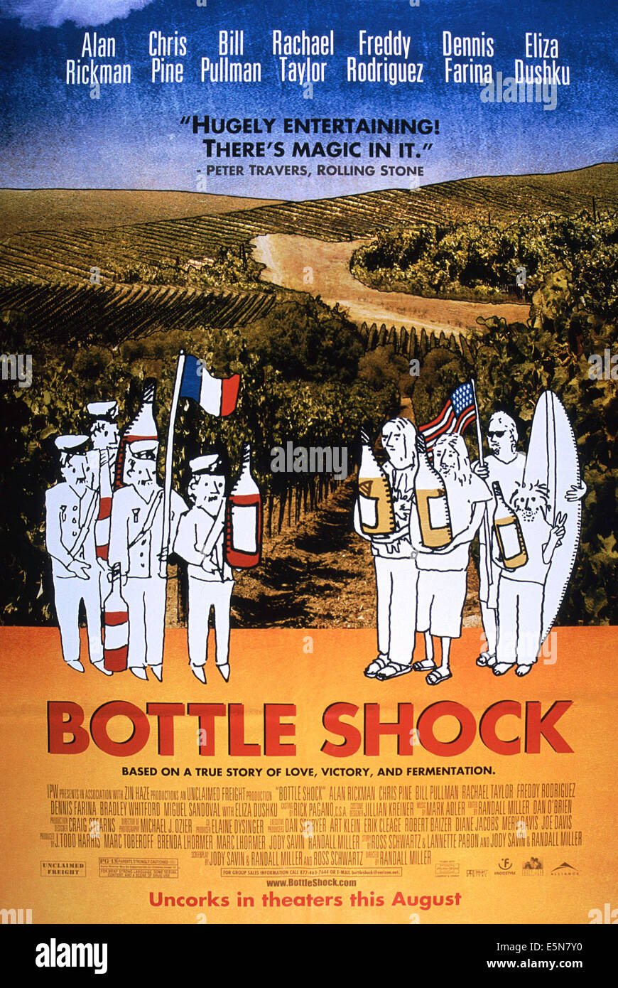 BOTTLE SHOCK, U.S. poster, 2008. ©Freestyle Releasing/Courtesy Everett ...