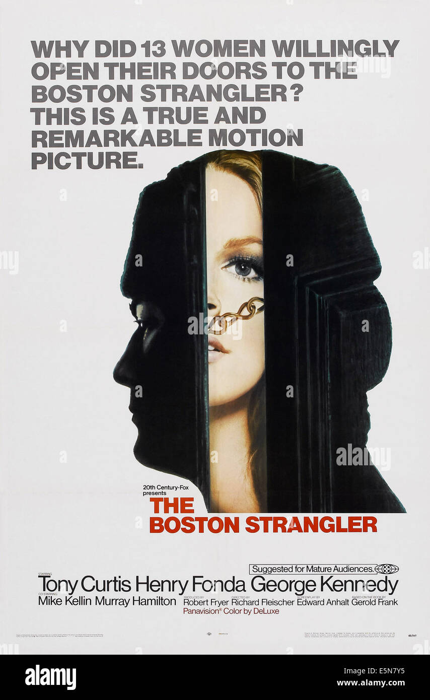 THE BOSTON STRANGLER, US poster art, Tony Curtis, 1968. TM and ...