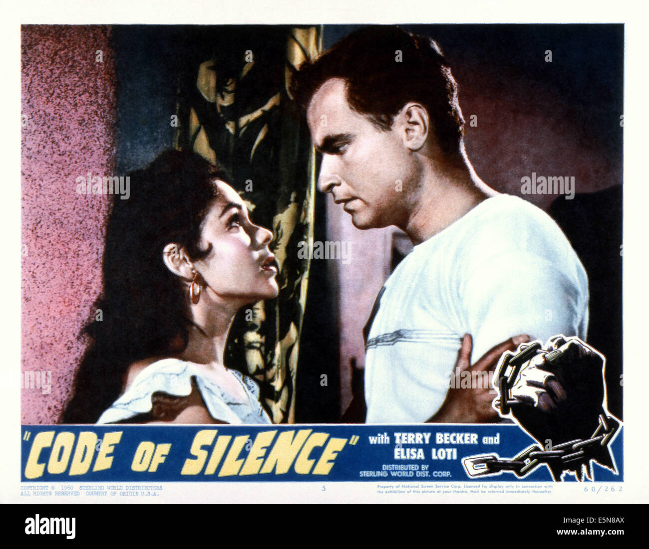 CODE OF SILENCE, from left: Elisa Loti, Terry Becker, 1969 Stock Photo ...
