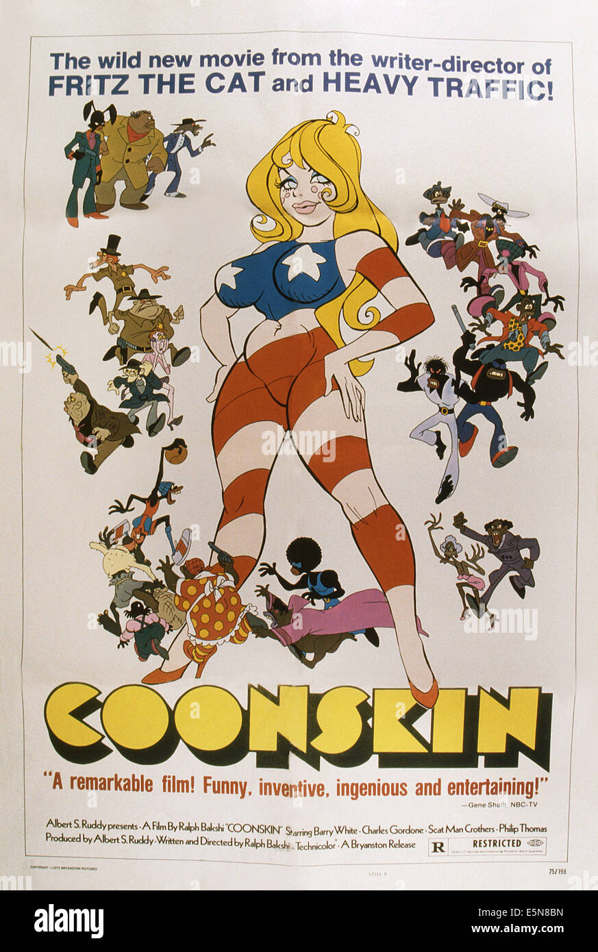 COONSKIN, U.S. poster, 1975 Stock Photo - Alamy