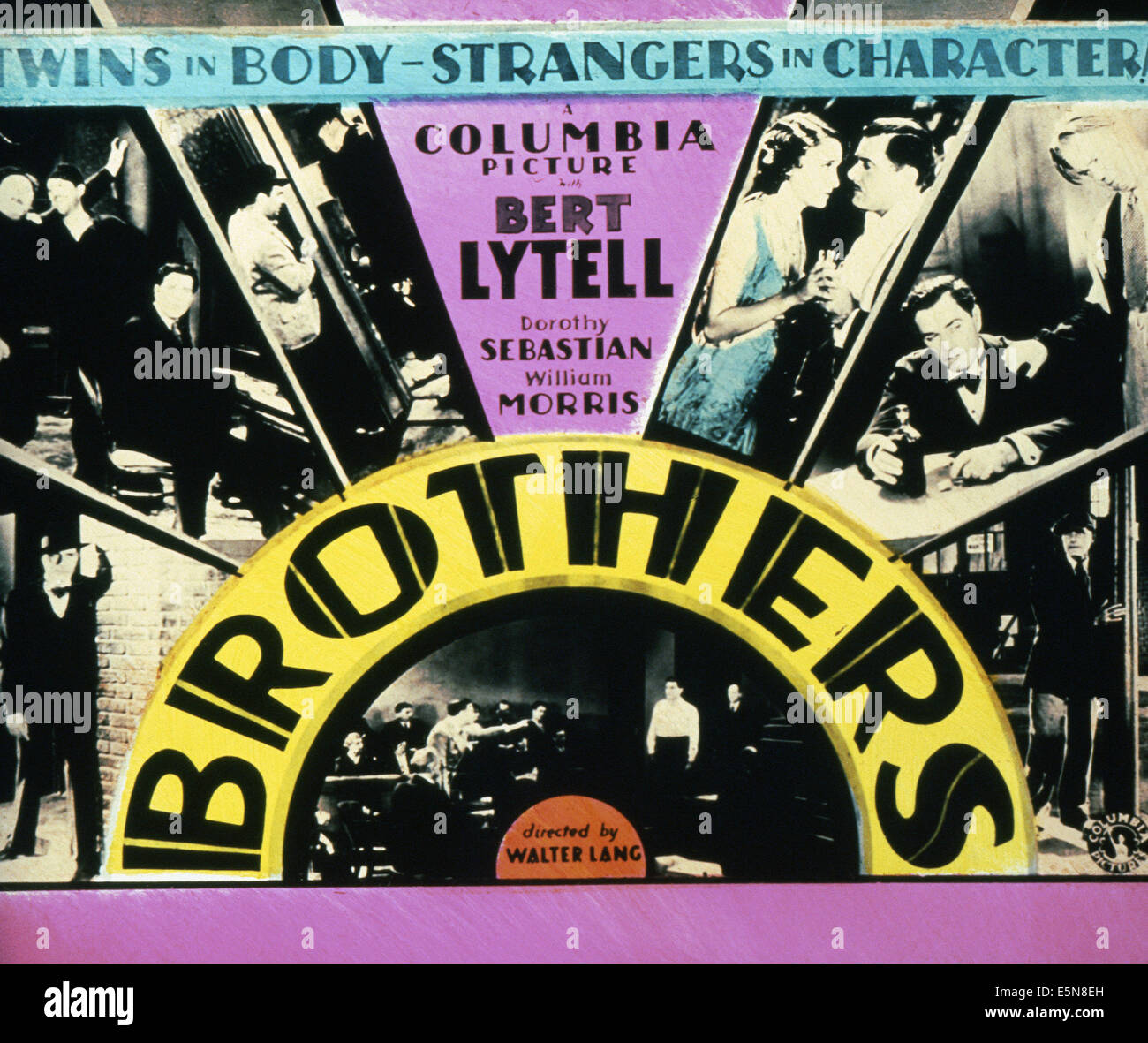 BROTHERS, Bert Lytell (top, second right), 1930 Stock Photo - Alamy