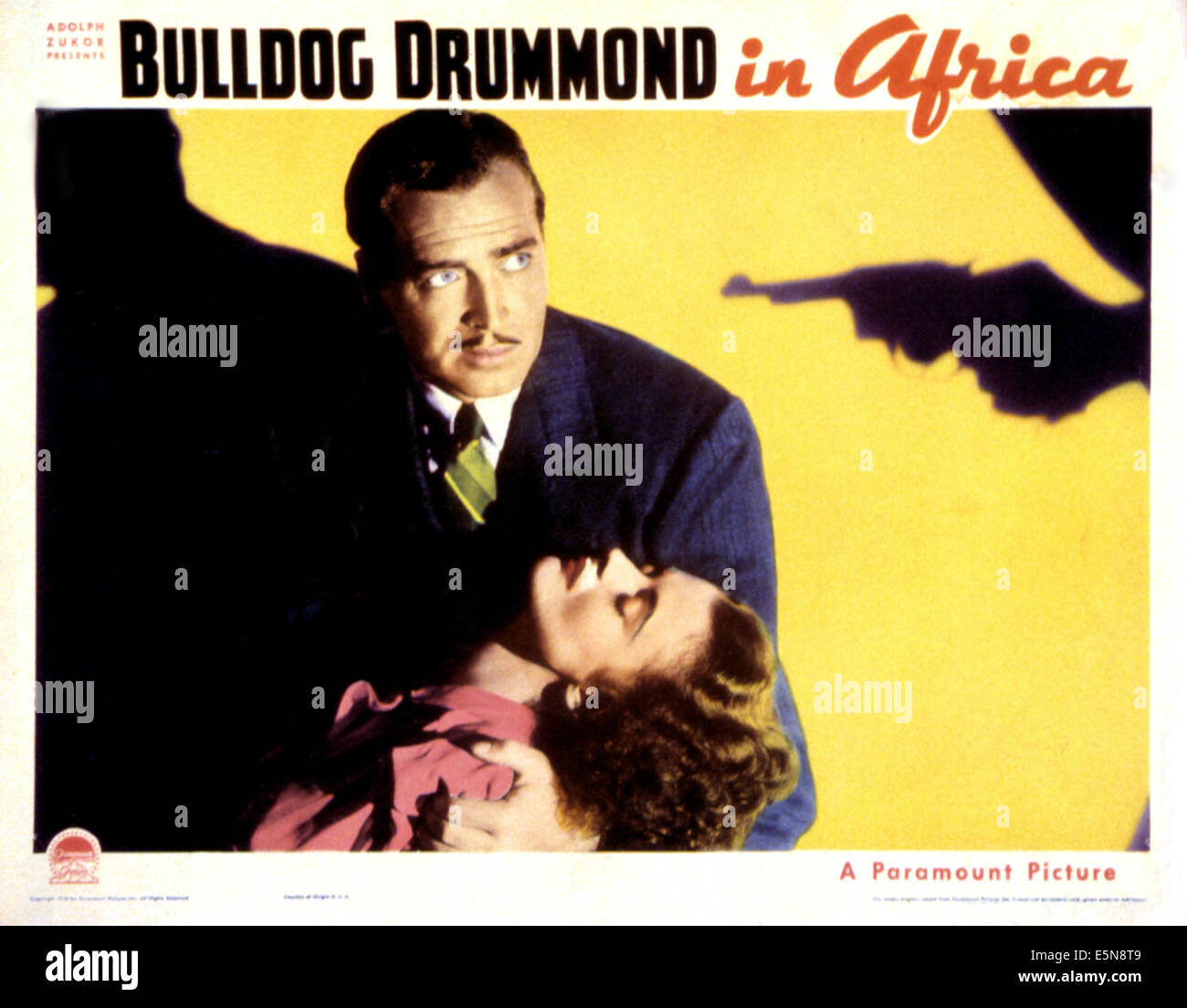 BULLDOG DRUMMOND IN AFRICA, John Howard, Heather Angel, 1938 Stock ...