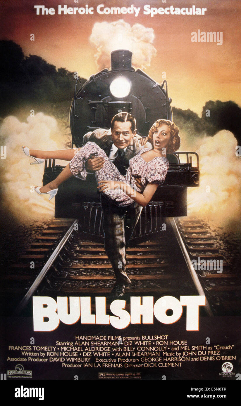 BULLSHOT, (aka BULLSHOT CRUMMOND), Diz White (front), Alan Shearman ...