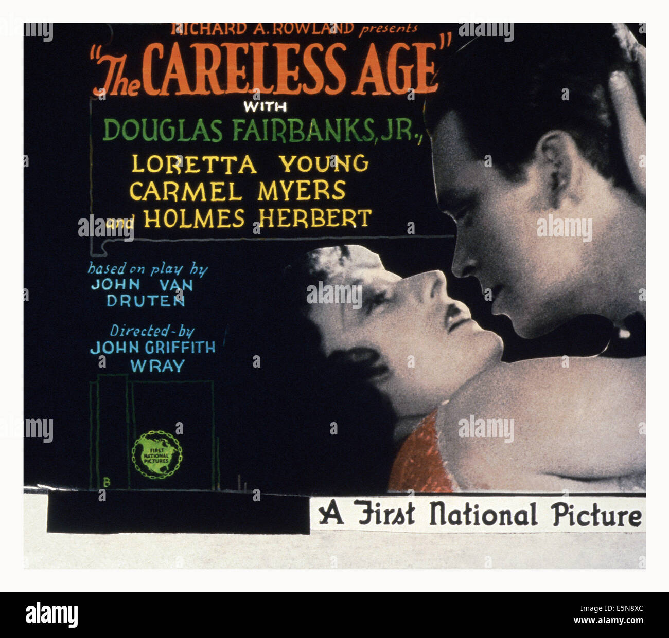 THE CARELESS AGE, from left: Carmel Myers, Douglas Fairbanks Jr., 1929 Stock Photo - Alamy