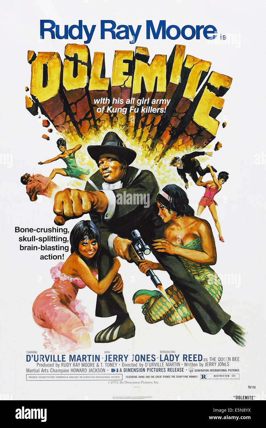 DOLEMITE, US poster, Rudy Ray Moore, 1975 Stock Photo - Alamy