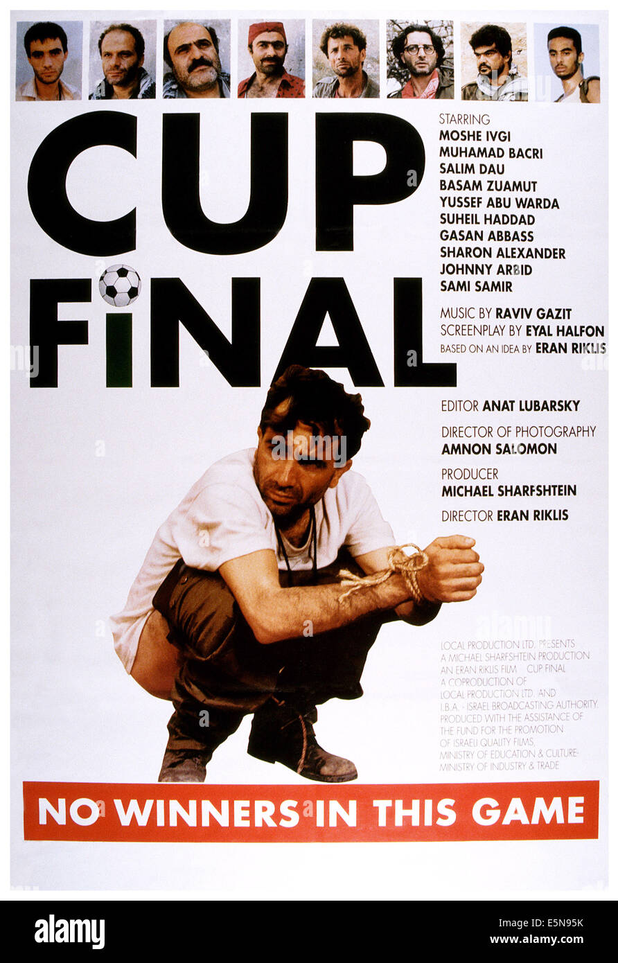 CUP FINAL, (aka GMAR GAVI'A), Moshe Ivgy (bottom), 1992, © First Run ...