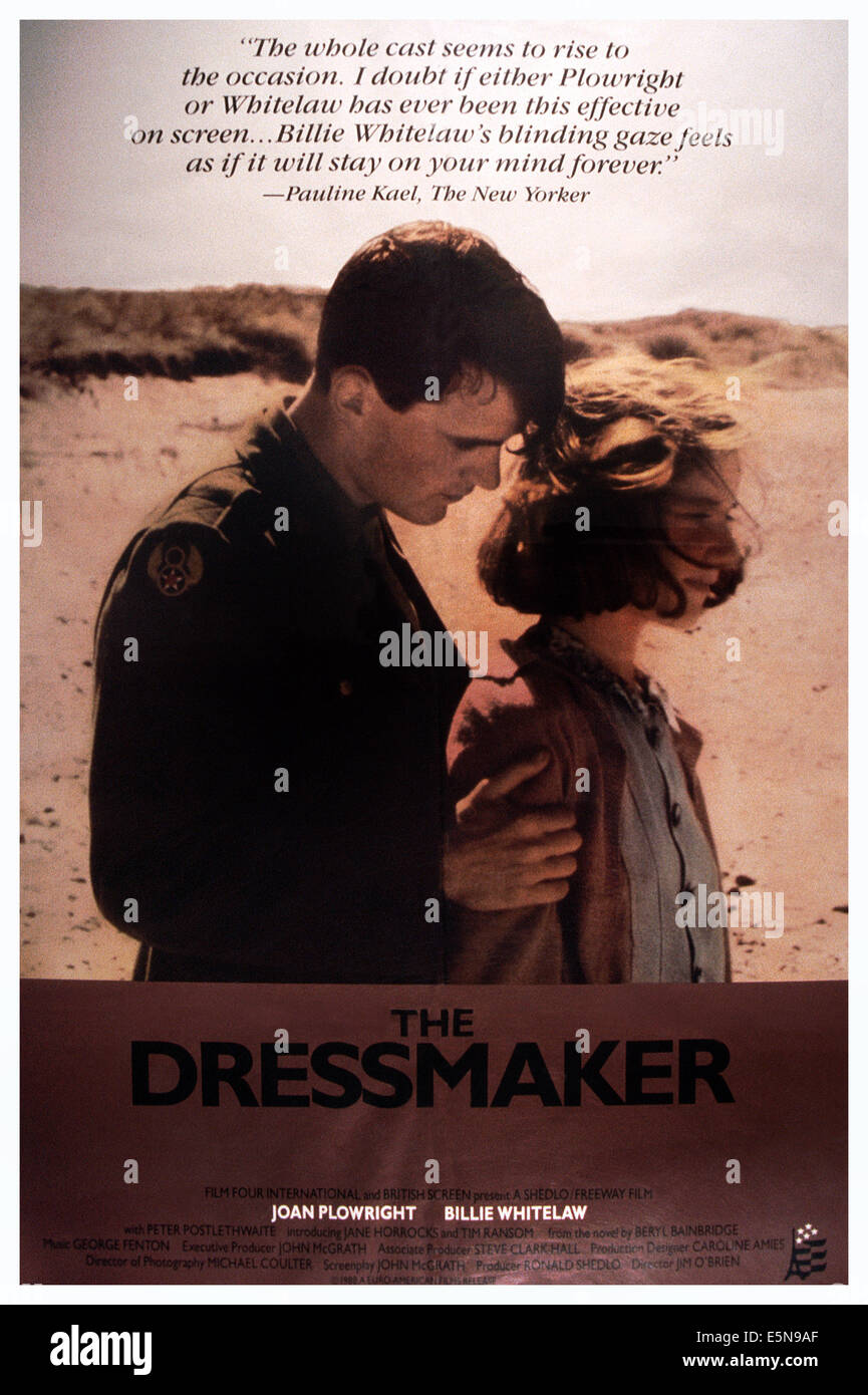THE DRESSMAKER, from left: Tim Ransom, Jane Horrocks, 1988, © Euro ...