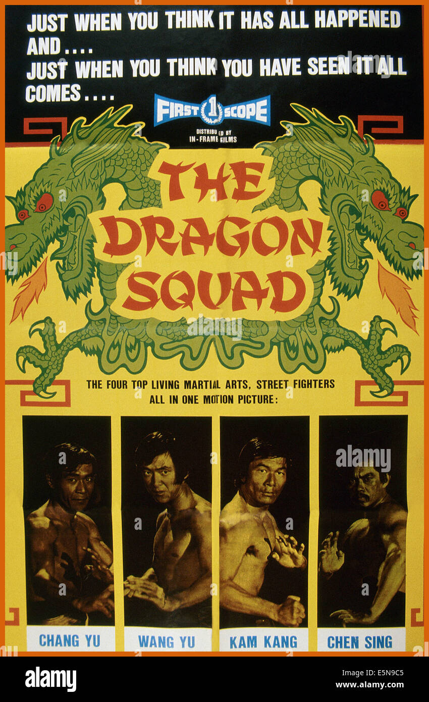DRAGON SQUAD, (aka SI DA TIAN WANG), from left: Chang Yu, Wang Yu, Kam ...