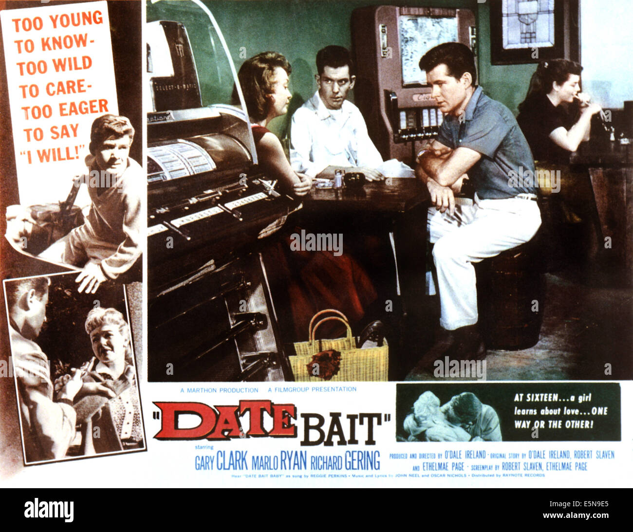 DATE BAIT, Marlo Ryan, Richard Gering, Gary Clark, 1960 Stock Photo - Alamy