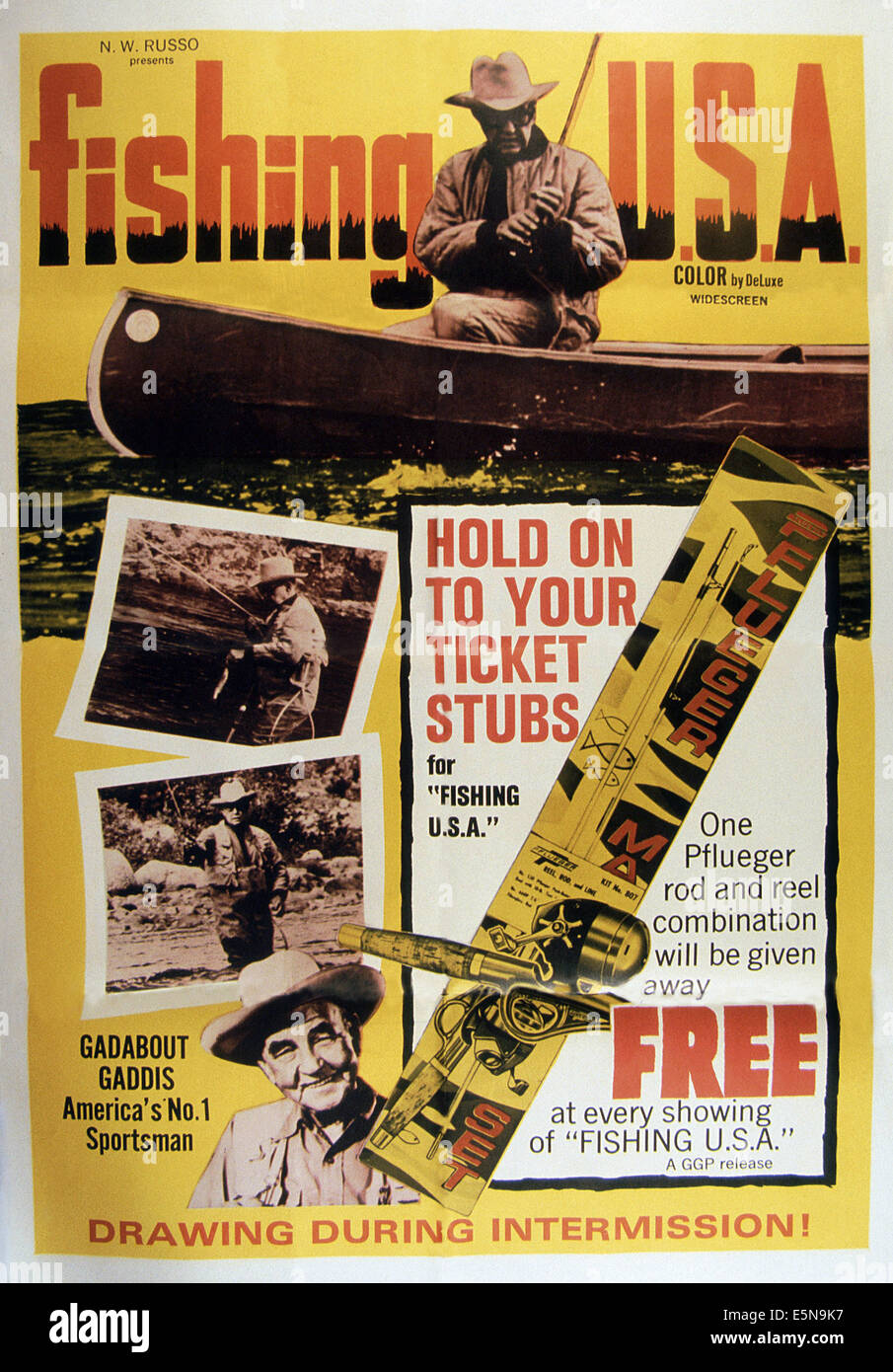 FISHING U.S.A., Gadabout Gaddis, 1960s Stock Photo - Alamy