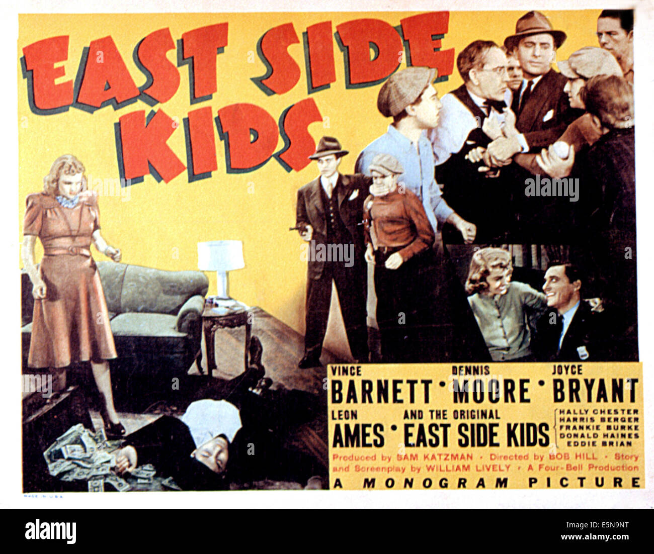 EAST SIDE KIDS, Joyce Bryant, Frankie Burke, Leon Ames, 1940 Stock ...