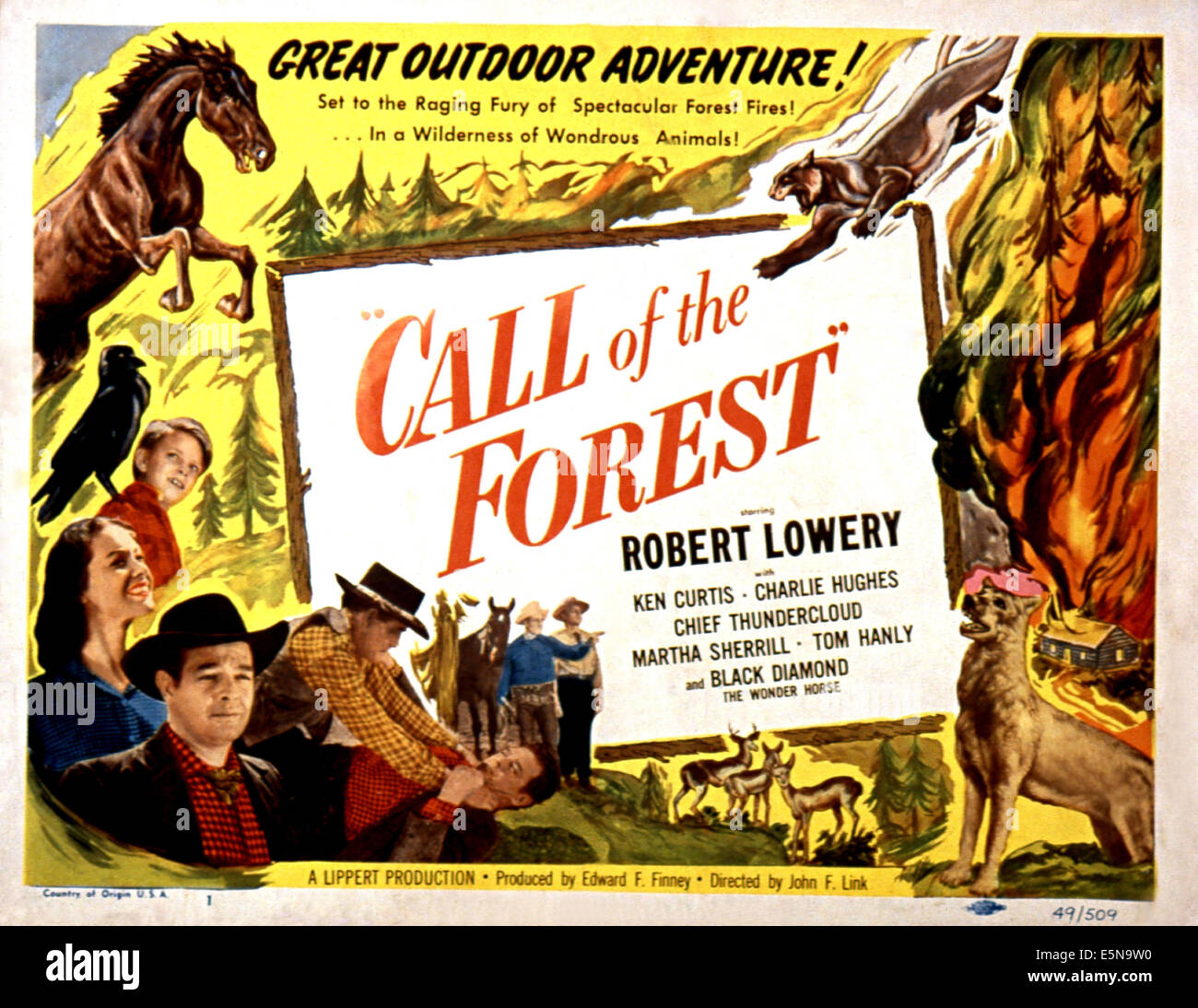 CALL OF THE FOREST, top to bottom from left: Charlie Hughes, Martha ...